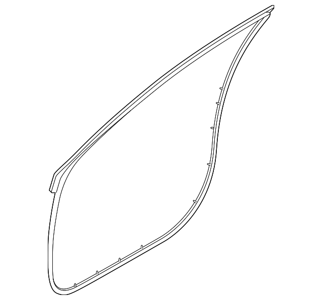 82130-H8000 - Door Weather-Strip 2018-2023 Kia Rio | Kia.Parts Store