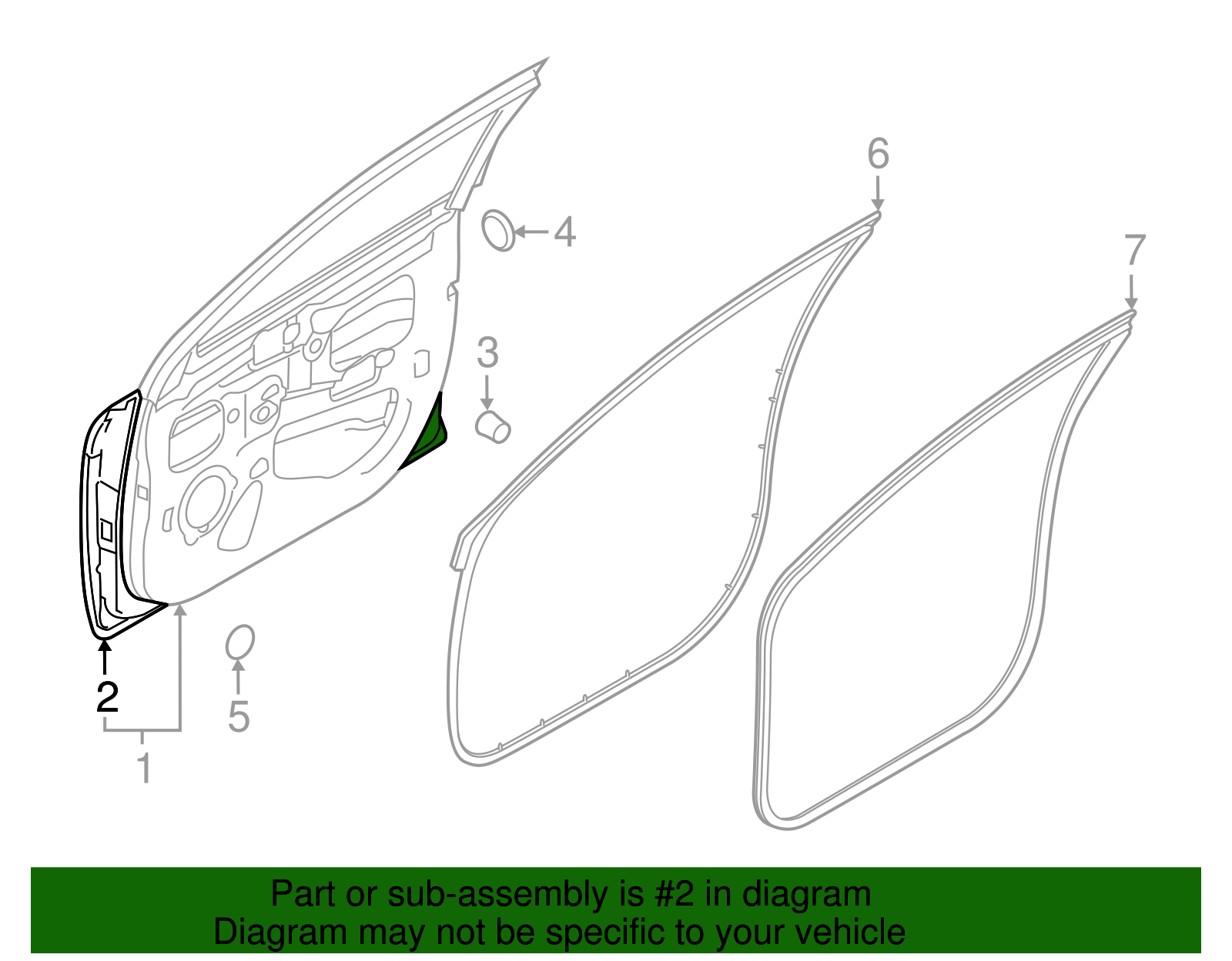 76121-H8000 - Outer Panel 2018-2023 Kia Rio | Kia.Parts Store