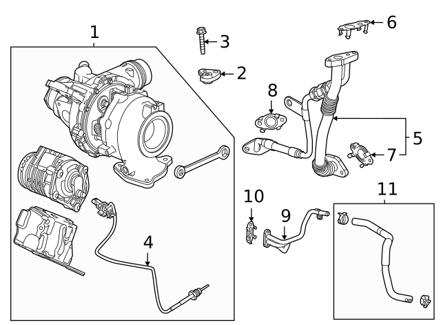 2023 GM Turbocharger 40009289 | AwesomeParts.com