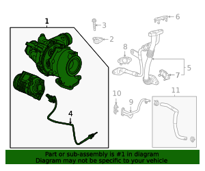 2023-2024 GM Turbocharger 40009289 | OEM Parts Online