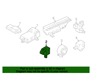 65-77-9-314-520 - Ft Impact Sensor 2017-2024 BMW | AutoNationParts.com