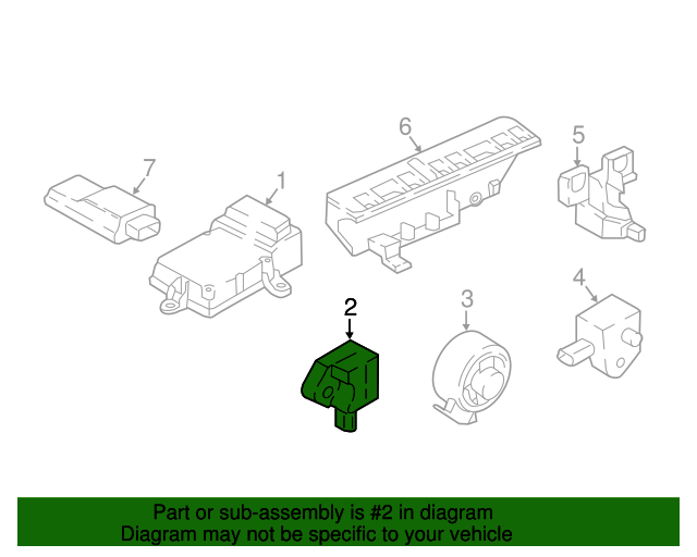 65-77-9-314-520 - Ft Impact Sensor 2017-2023 BMW | BMW OEM Parts