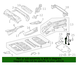 177-690-25-02 - Under Cover Bracket 2020-2023 Mercedes-Benz | Mercedes ...