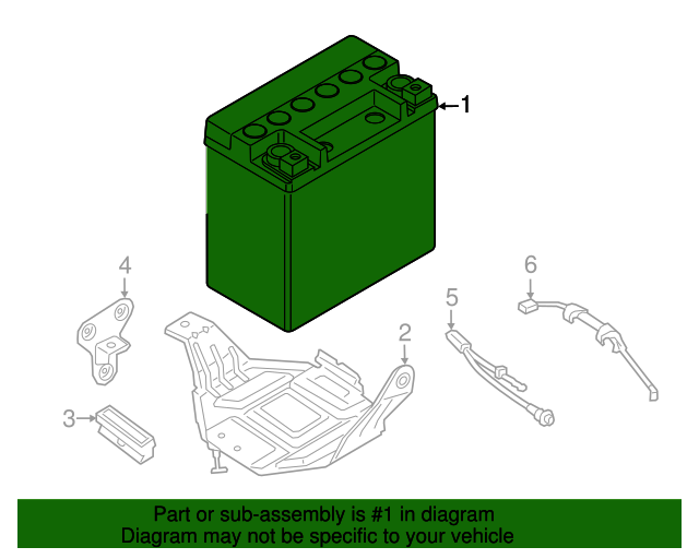 Genuine BMW 61-21-5-A38-DE3 | 48 V Battery 612010 | FREE Shipping on ...