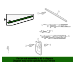 OEM 2014-2021 Toyota Tundra Side Trim Panel Part # 66248-0C091 | Modern ...