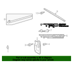 OEM 2016-2023 Toyota Decal Part # 75996-04080-D0 | Modern Toyota Parts