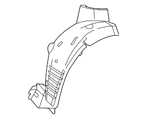 2008-2015 Mercedes-Benz C 63 AMG® Fender Liner 204-690-09-30 | MB OEM Parts