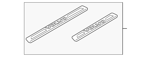 2010-2017 Volvo XC60 Scuff Plate 31265140 | TascaParts.com