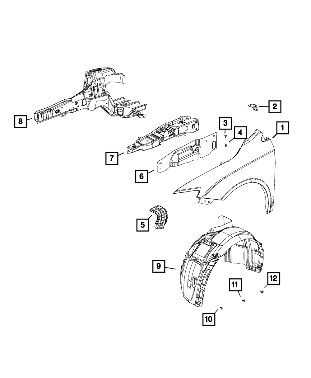 2001-2025 Mopar Hex Nut Rivet, Mounting 6508202AA | TascaParts.com