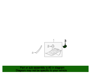 2004-2018 Mazda Lower Deflector Retainer Nut F151-50-B11B ...