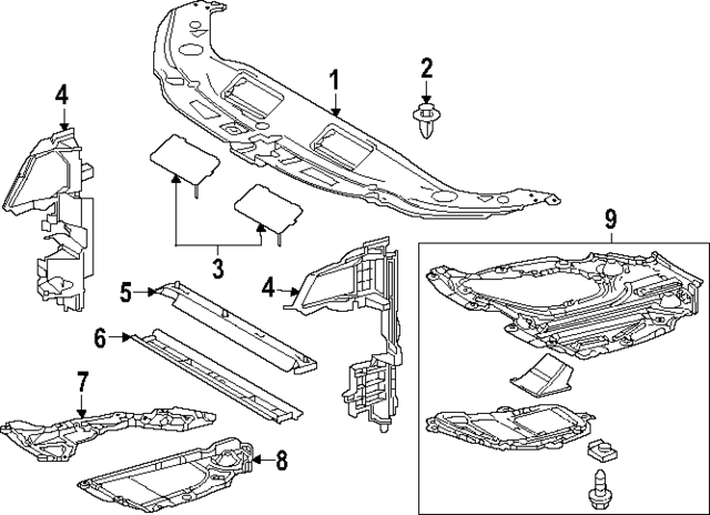 16592-F0010 - Lower Guide - 2019-2024 Lexus | My L Parts