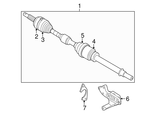2017-2022 Nissan Bearing Support 39780-4BB0B | My Nissan Part