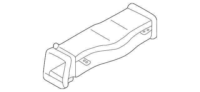 2020-2022 Genesis G90 Duct Assembly Rear Vent No.2 Left-hand 97020 ...