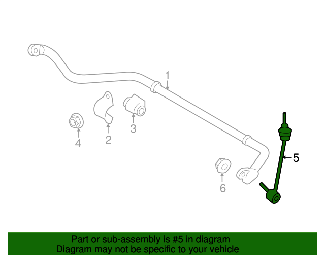 LR024474 - Stabilizer Link 2012-2019 Land Rover | AutoNationParts.com