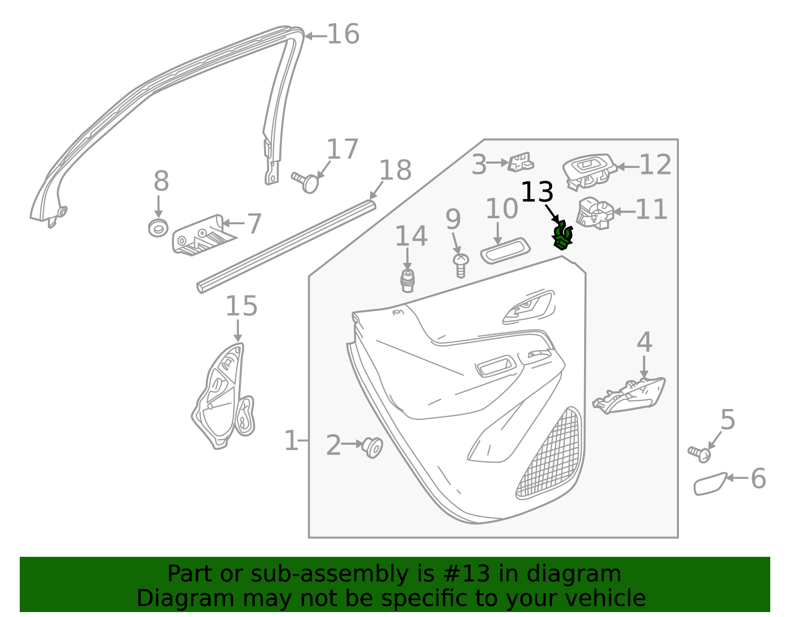 2016-2025 GM Multi-Purpose Clip 11547710 GM | GMPartsDirect.com