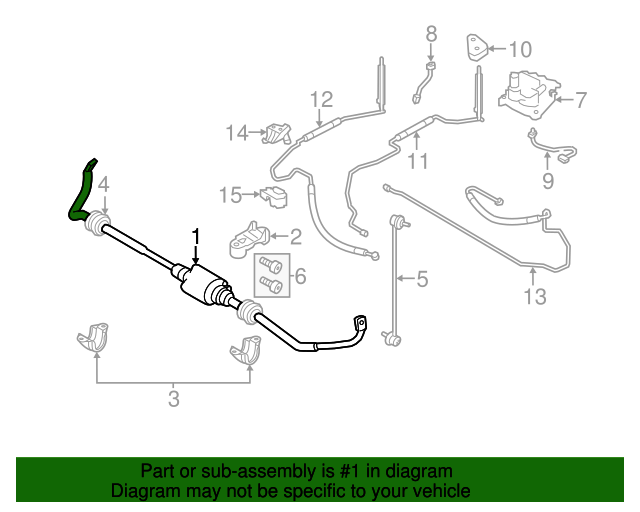 37-11-6-775-205 - Stabilizer Bar - 2009-2019 BMW | BMW Parts Exchange