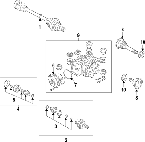 Propeller Shaft for 2021 Audi Q3 | Genuine Audi Parts