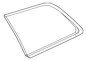 2019-2020 Jeep Cherokee Quarter Glass - Driver's Side (LH) 68377739AA ...