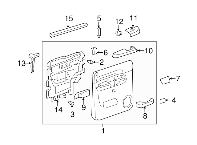 15936893 - OEM GM Handle Inside | GMPartsCenter.net | GM Parts Center
