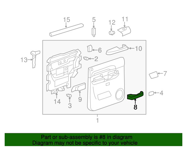 15936893 - OEM GM Handle Inside | GMPartsCenter.net | GM Parts Center