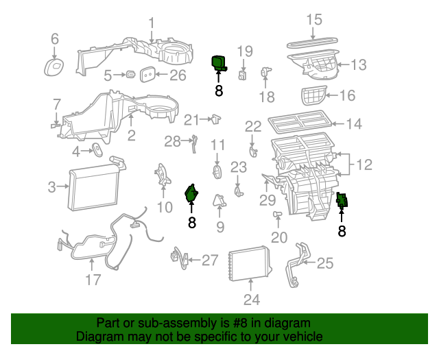 2005-2010 Jeep Actuator 5143192AA | TascaParts.com