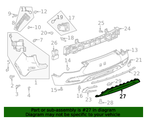 2020-2022 Buick Encore GX Rear Bumper Valance Panel 42738737 | OEM ...
