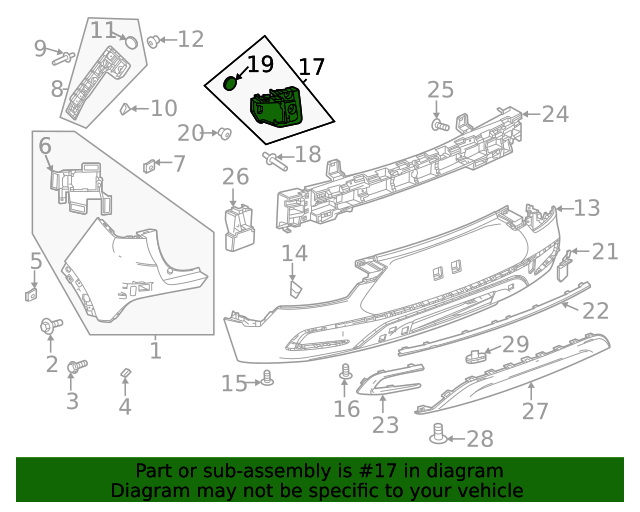 2020-2023 Buick Encore GX Bracket 42763508 | GMPartsDirect.com