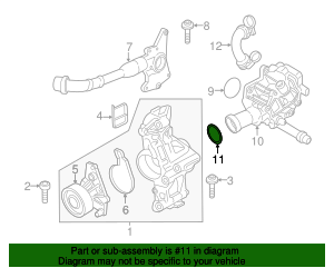 2016-2021 BMW Thermostat Unit O-Ring 11538658572 | OEM Parts Online