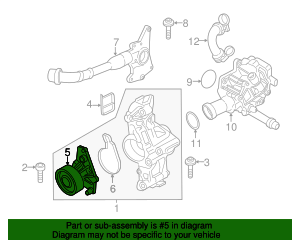 11518632585 - 2016-2022 BMW Water Pump (11-51-8-632-585) | BMW of South ...