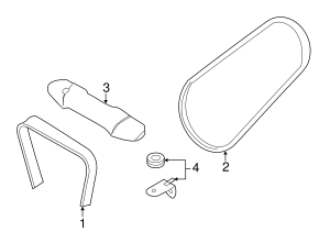 2008-2021 Subaru AC Belt 11718AA082 | OEM Parts Online