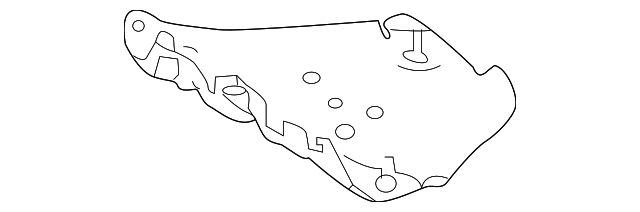 2017-2019 Nissan Rogue Mount Bracket 75860-4BC0B | OEM Parts Online