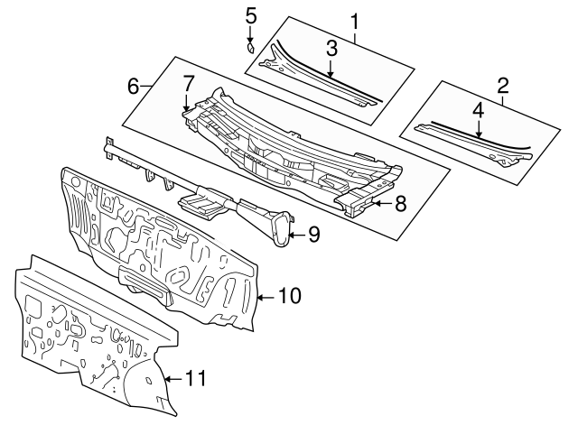 66756-3C100 - Side Extension 2001-2002 Kia Optima | Kia.Parts Store