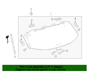 68961-20140 - Bolt - 2000-2019 Toyota | OEM Genuine Toyota Parts