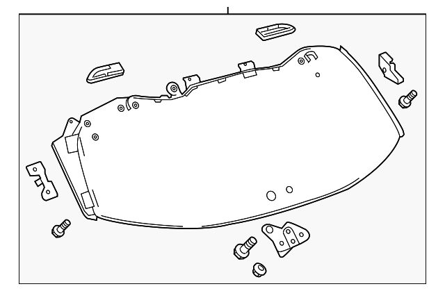 Toyota Lift Gate Glass 68105-0E080 | Auto Parts