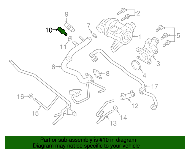 31339941 - Engine Coolant Temperature Sensor 2015-2024 Volvo ...