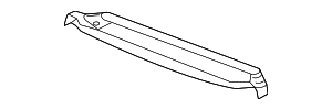 71203-TGG-A00 - Plate Front Bumper Induction (Lower) - 2017-2020 Honda ...