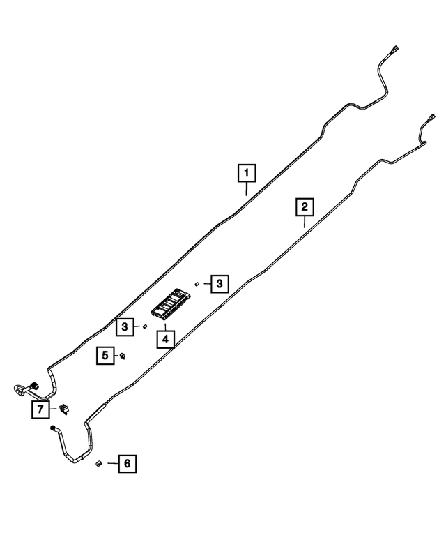 2011-2012 Ram Fuel Supply Tube 52122523AE | Mopar eStore