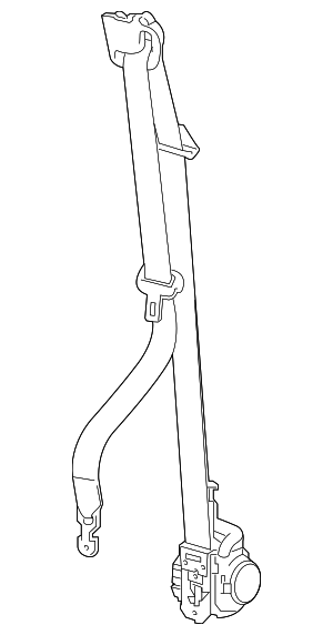 2023 Chevrolet Silverado 1500 Outer Belt Assembly 86802612 GM ...