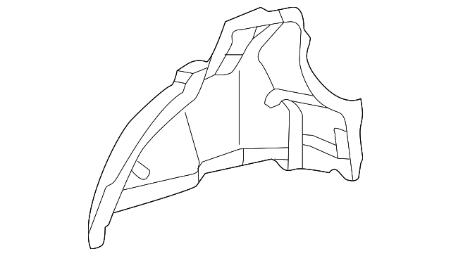 2007-2019 Toyota Inner Wheelhouse 61608-52370 | Toyota Parts Center