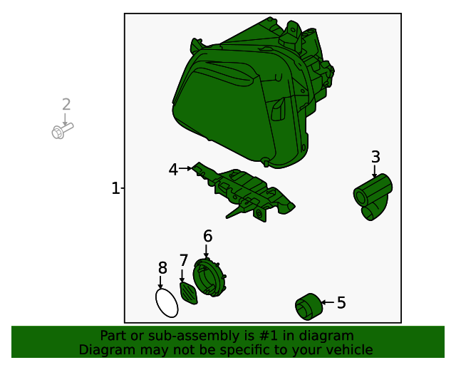 2022-2023 Hyundai Tucson Composite Assembly 92102-N9150 | OEM Parts Online