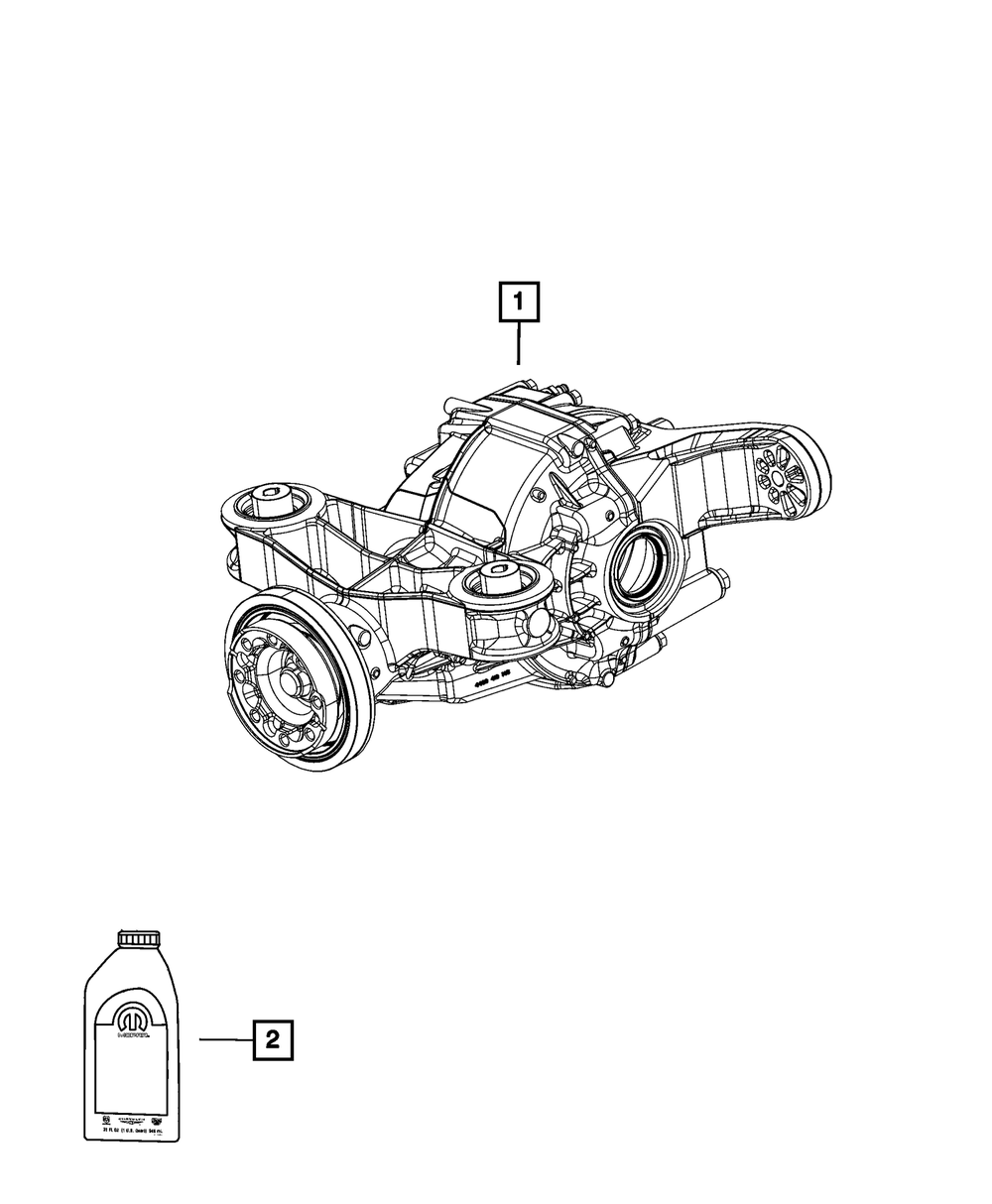 2015-2023 Dodge Rear Axle Differential 68427793AA | Mopar eStore