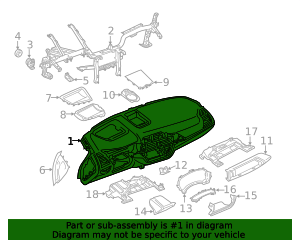51-45-9-630-991 - Instrument Panel - 2022-2024 BMW X3 | BMW Parts Exchange