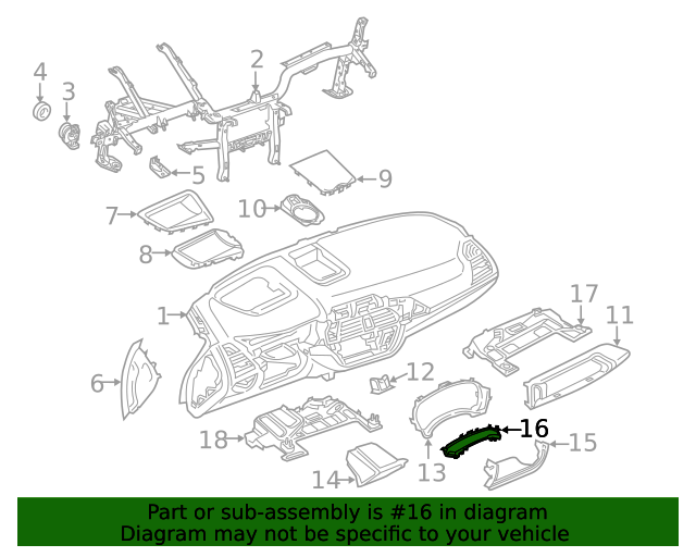 Genuine BMW 51-45-9-363-415 | Column Cover Bezel | FREE Shipping on ...