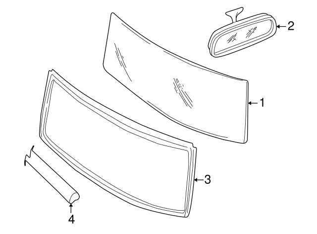 Genuine OEM Reveal Molding Part# DCB101510 Fits 1999-2004 Land Rover ...
