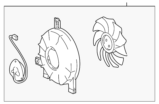 1998-2002 Lexus LX470 Fan Assembly 88590-60030 | OEM Parts Online