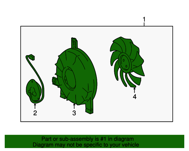 1998-2002 Lexus LX470 Fan Assembly 88590-60030 | OEM Parts Online