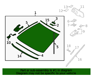 56101-07170 Windshield - Toyota | Mike Calvert Toyota Parts