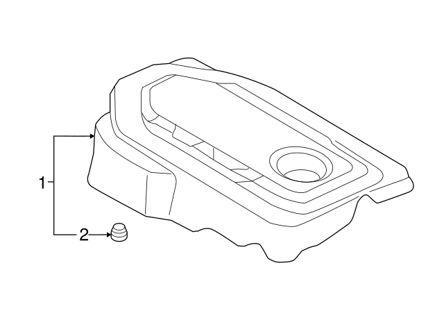 29240-2GGB0 - Engine Cover 2017-2022 Kia | Kia.Parts Store