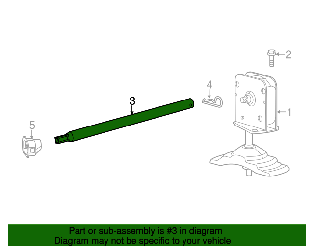 2015-2019 Ram Guide Tube 68196446AA | TascaParts.com