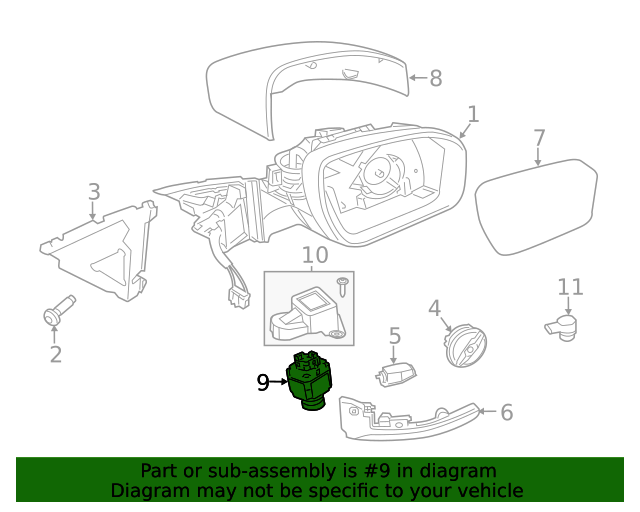 LR098720 - Park Assist Camera 2018-2022 Land Rover | AutoNationParts.com